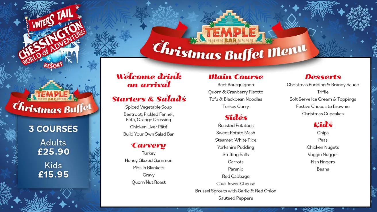 Temple Restaurant & Bar, in the Chessington Azteca Resort Hotel